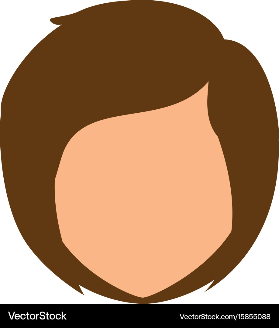 Woman face icon Royalty Free Vector Image - VectorStock