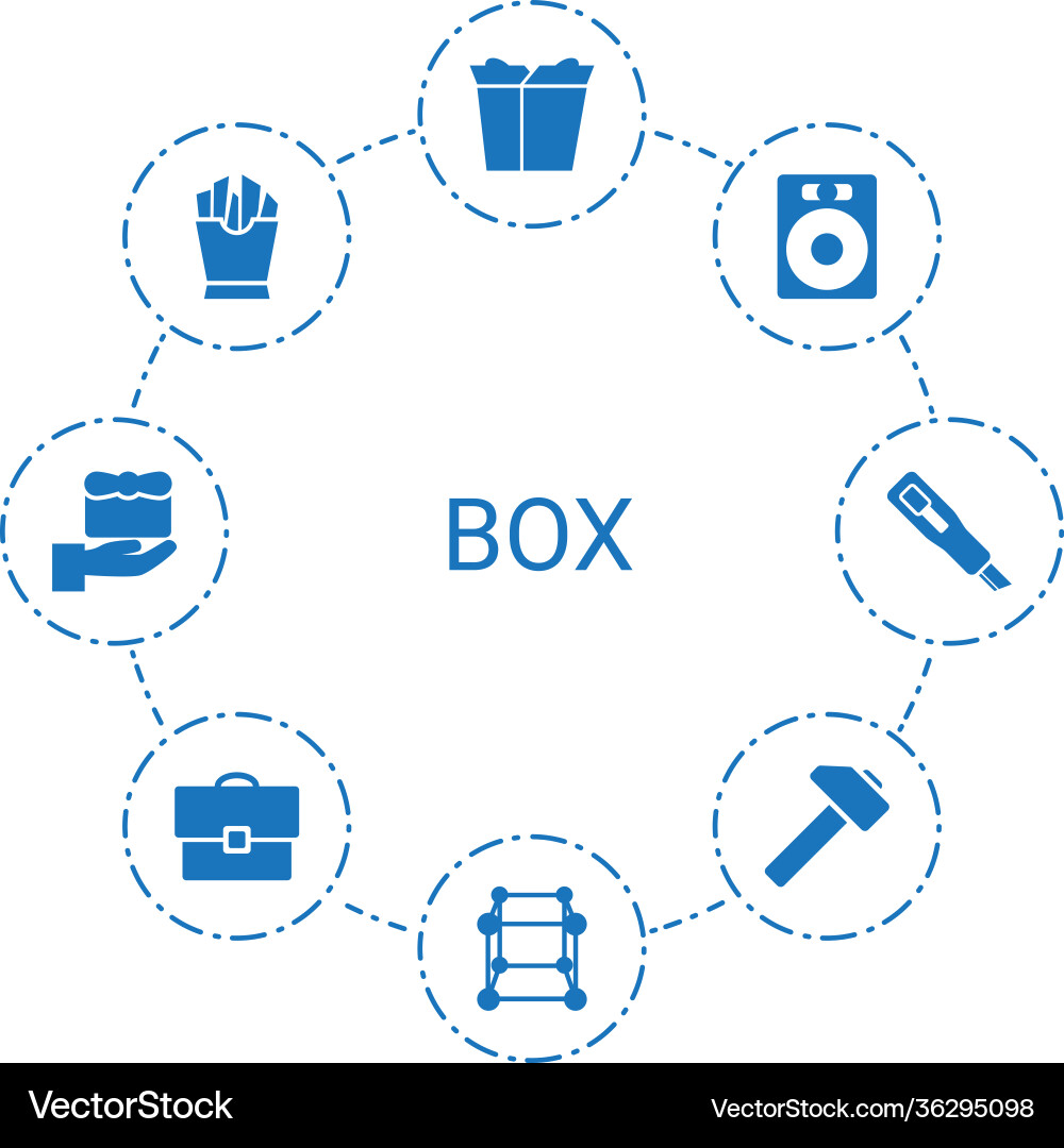Feld Icons Lizenzfreies Vektorbild - VectorStock