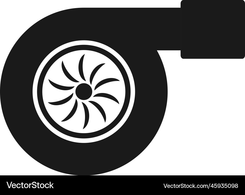 Engine turbo icon Royalty Free Vector Image - VectorStock