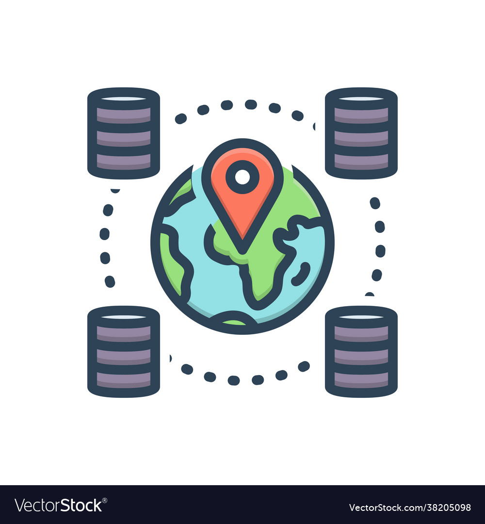 Geospatial Royalty Free Vector Image - VectorStock Geospatial Royalty Free Vector Image - VectorStock