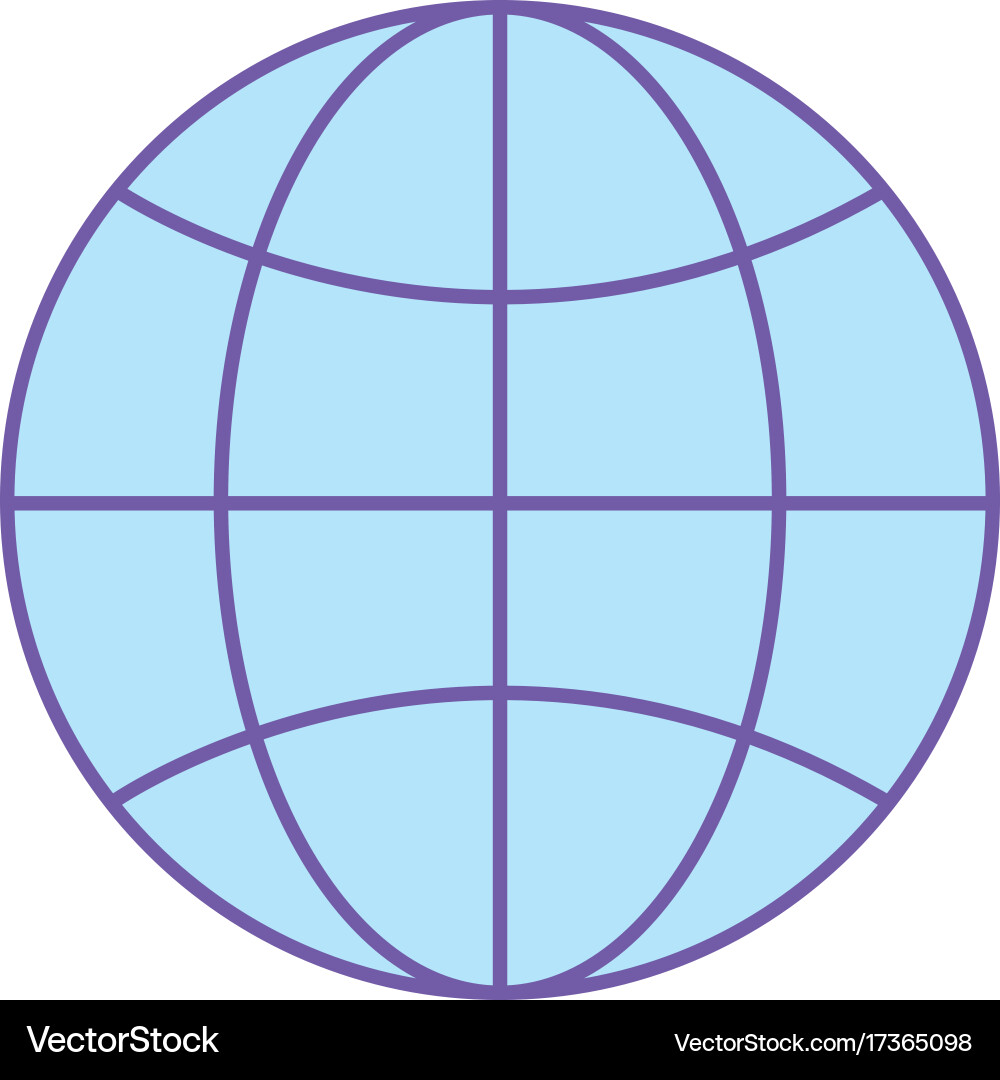 Global earth planet to network connect Royalty Free Vector