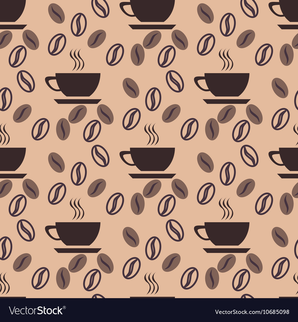 Good coffee pattern Royalty Free Vector Image - VectorStock