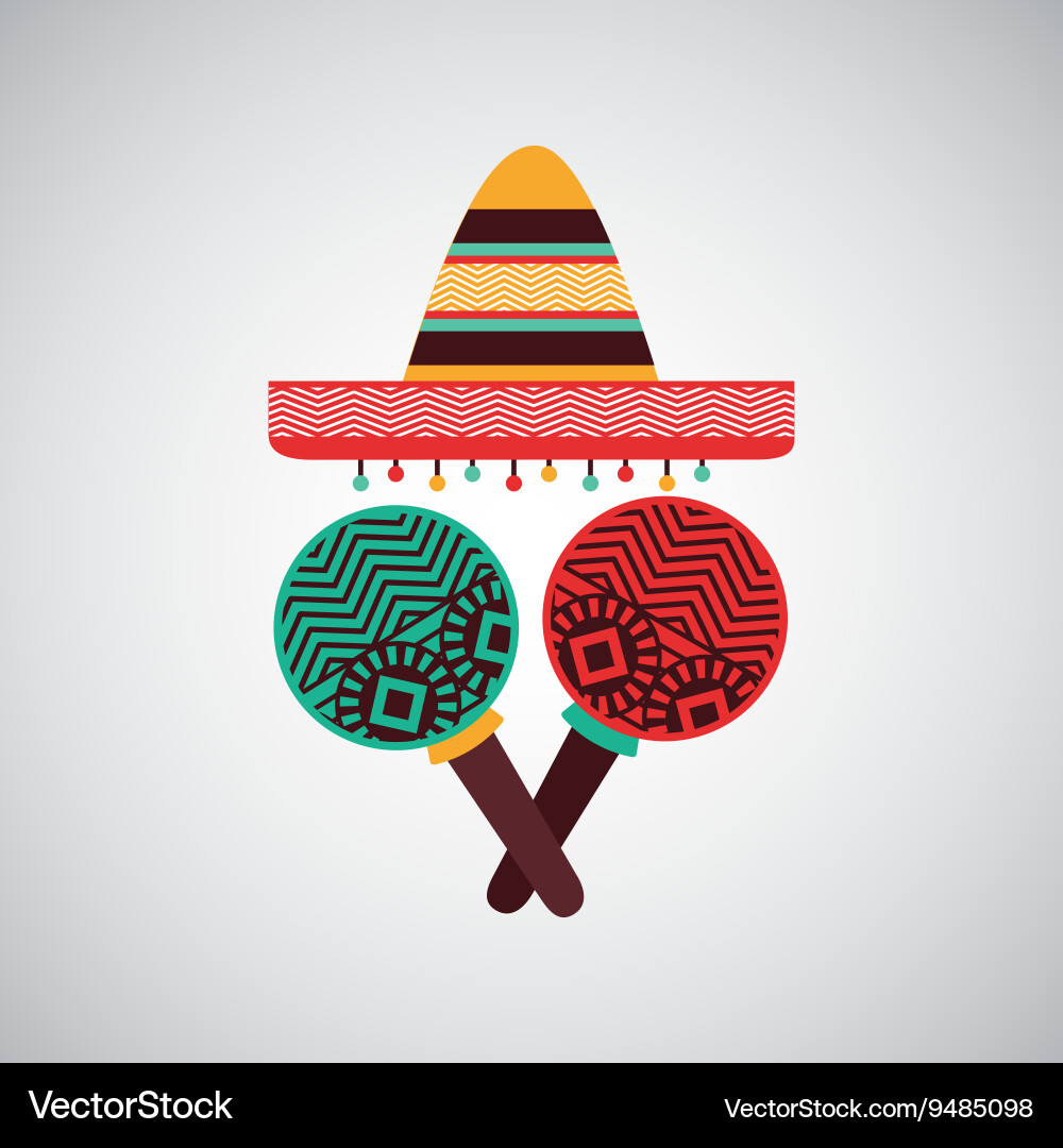 Mexican culture design Royalty Free Vector Image