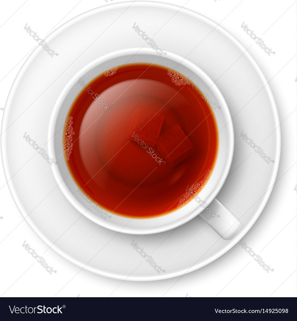 Tea drinking Royalty Free Vector Image - VectorStock