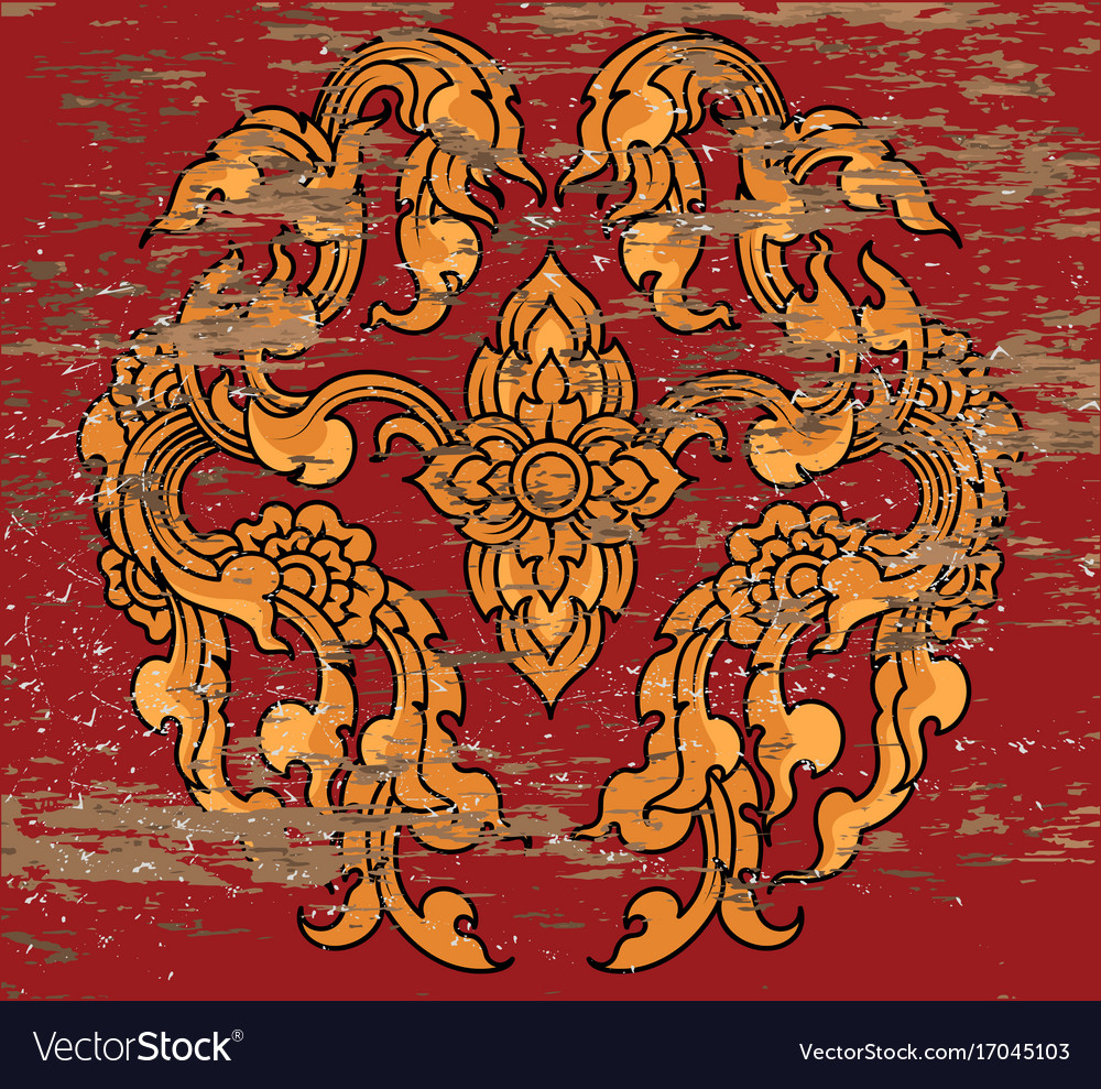Flora art pattern Royalty Free Vector Image - VectorStock