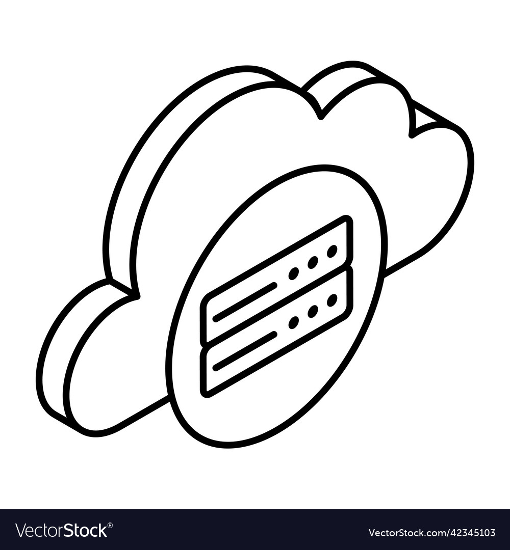 Server hosting Royalty Free Vector Image - VectorStock