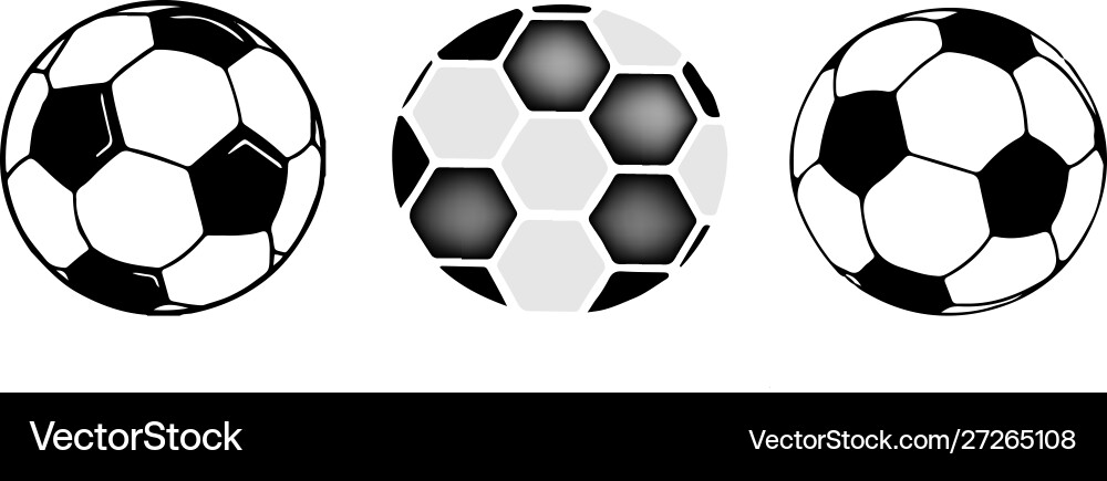 Football icon on white background Royalty Free Vector Image
