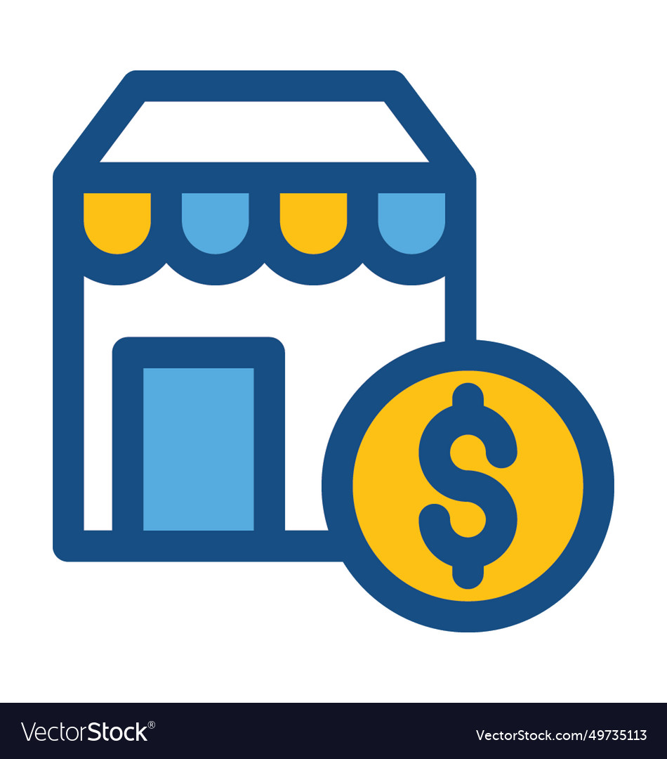 Shop Royalty Free Vector Image - VectorStock