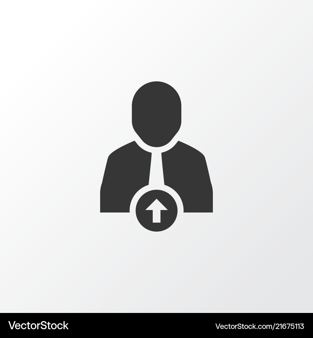 Upward leveling icon symbol premium quality Vector Image