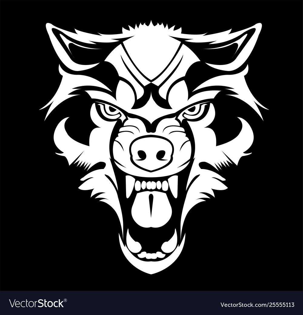 Vector Wolf Logo Esport Logo Wolf Icon Sticker Royalty Free Vector