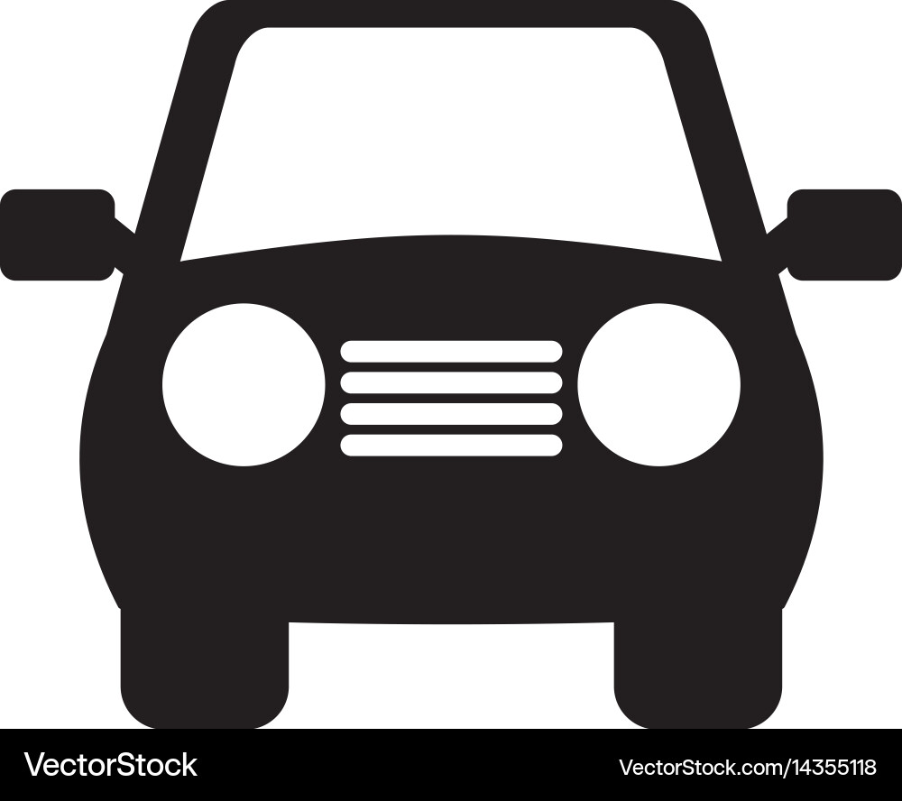 Car vehicle isolated icon Royalty Free Vector Image
