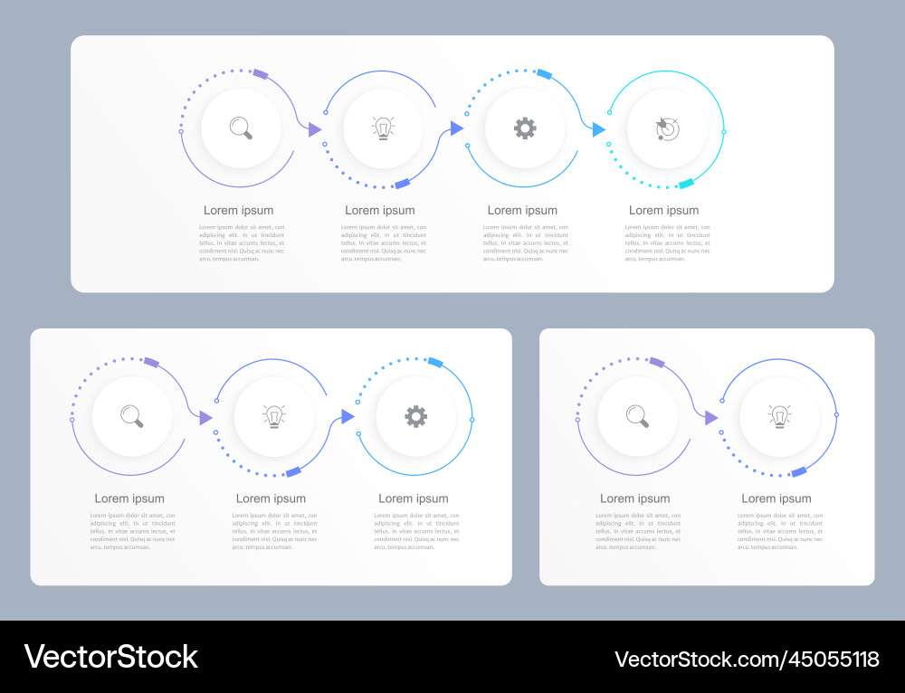 Financial goals infographic chart design template Vector Image