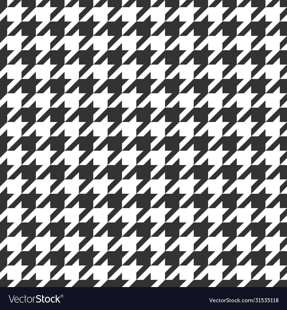 Houndstooth seamless pattern Royalty Free Vector Image