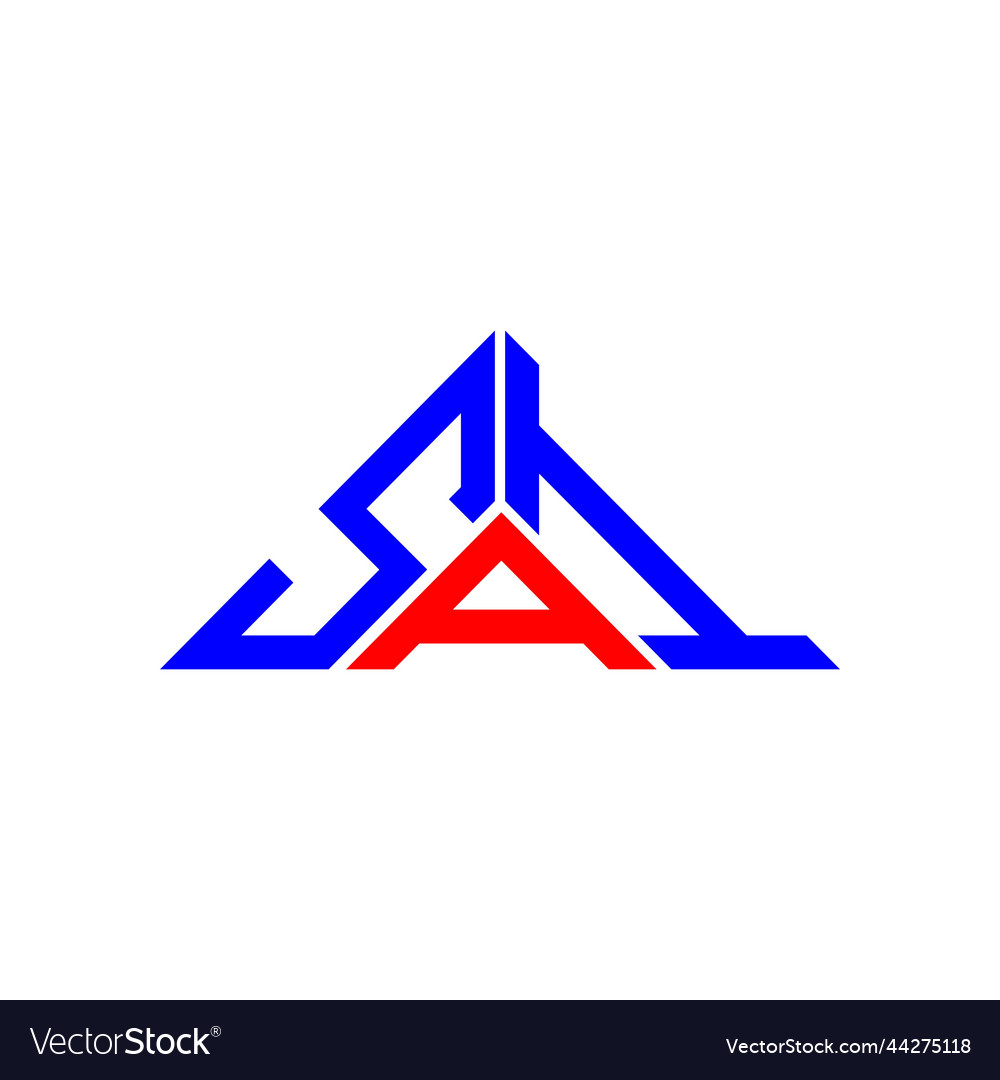 Sai letter logo creative design with graphic Vector Image