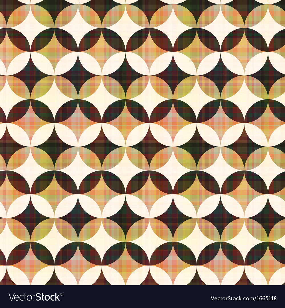 Seamless abstract geometric circle pattern Vector Image