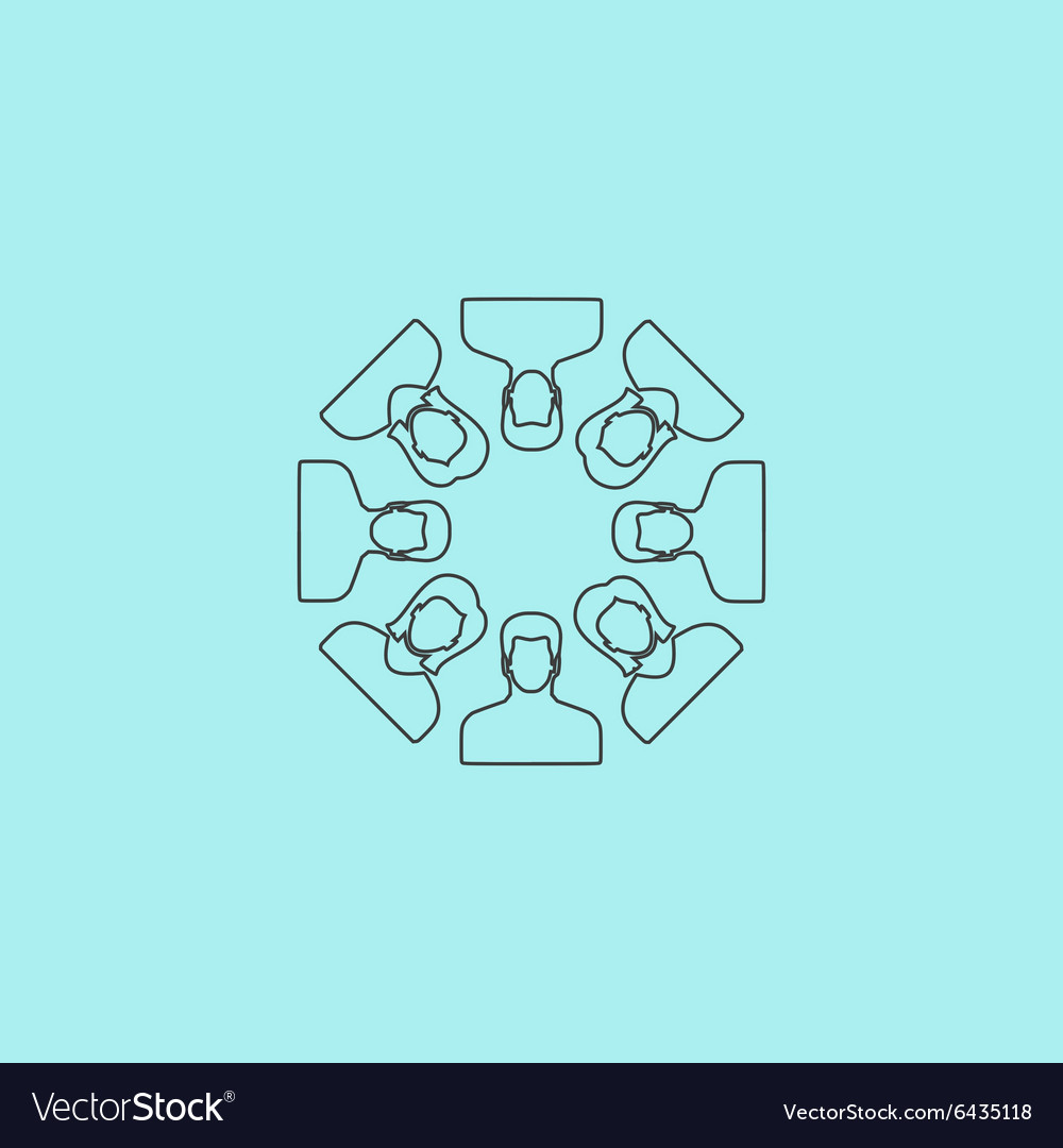 Work team concept Royalty Free Vector Image - VectorStock