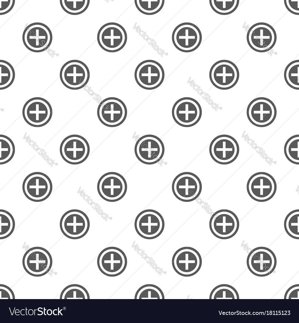 Plus pattern seamless Royalty Free Vector Image