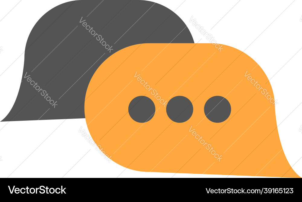 Work chat on a white background Royalty Free Vector Image