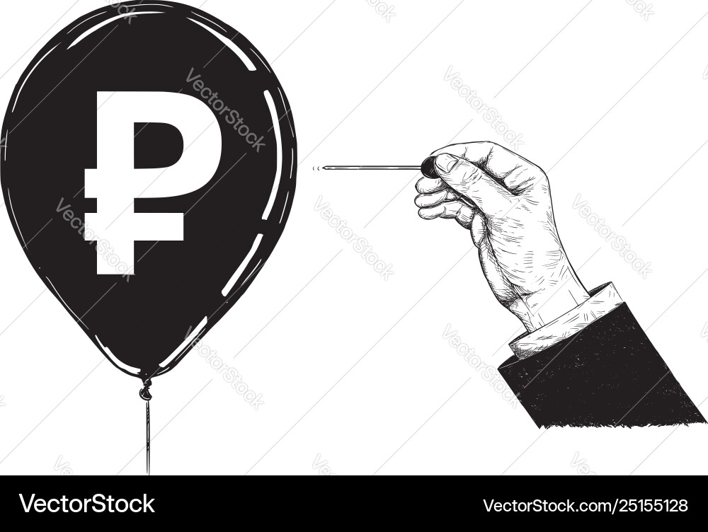 Cartoon or drawing hand with needle pin Royalty Free Vector