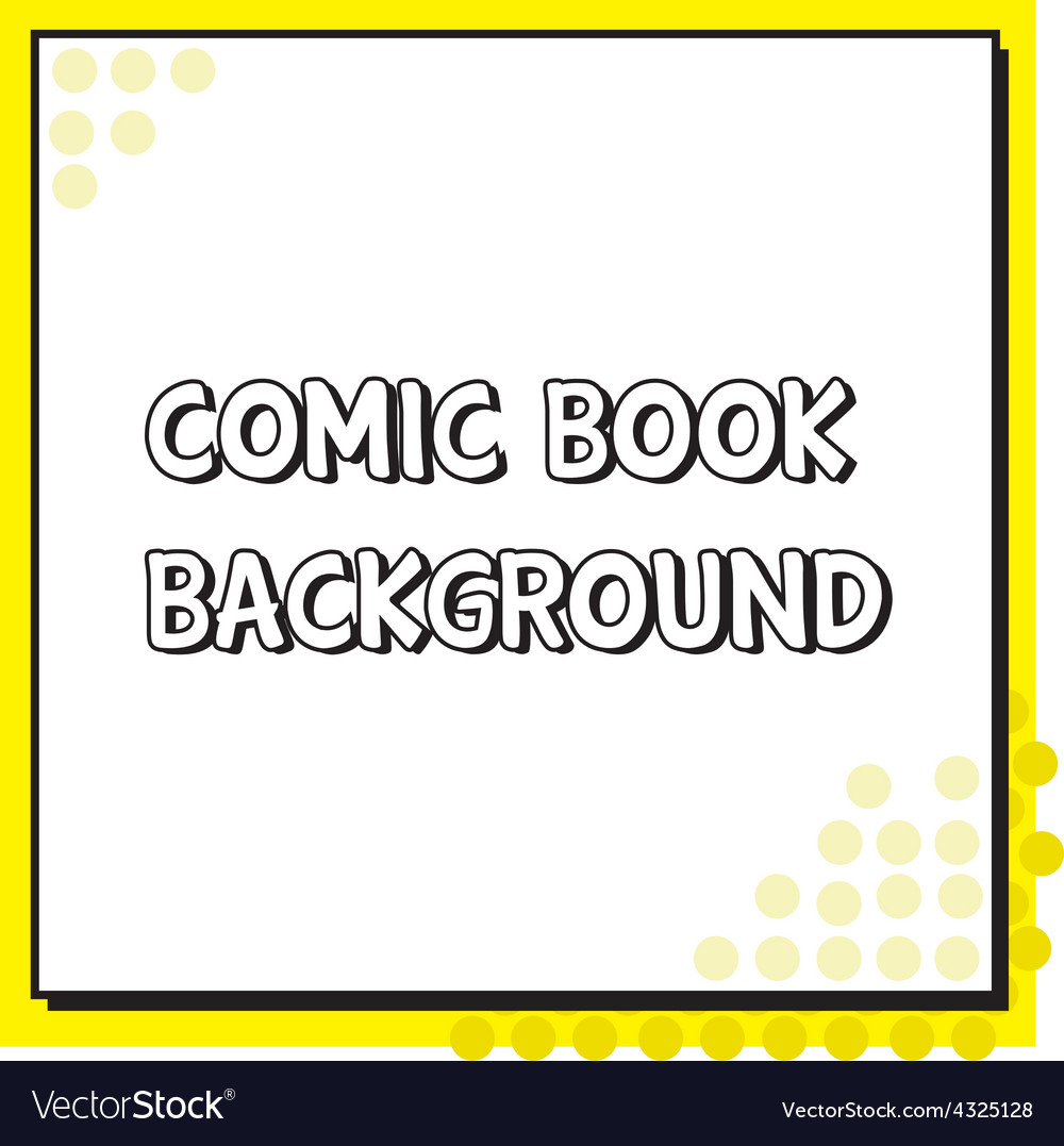 Comic book background Royalty Free Vector Image