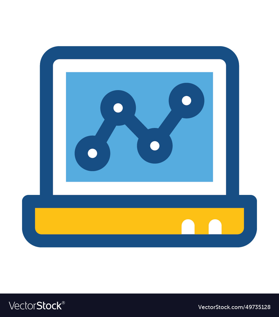 Online graph Royalty Free Vector Image - VectorStock