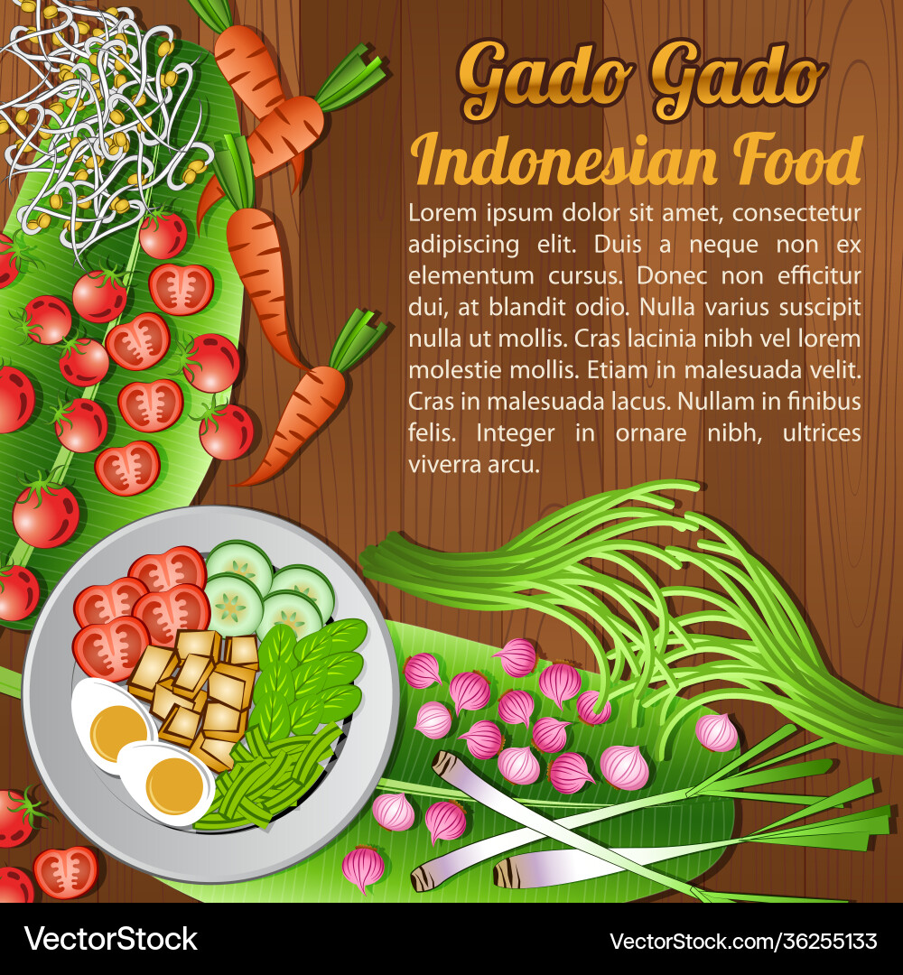 Asean national food ingredients elements set Vector Image