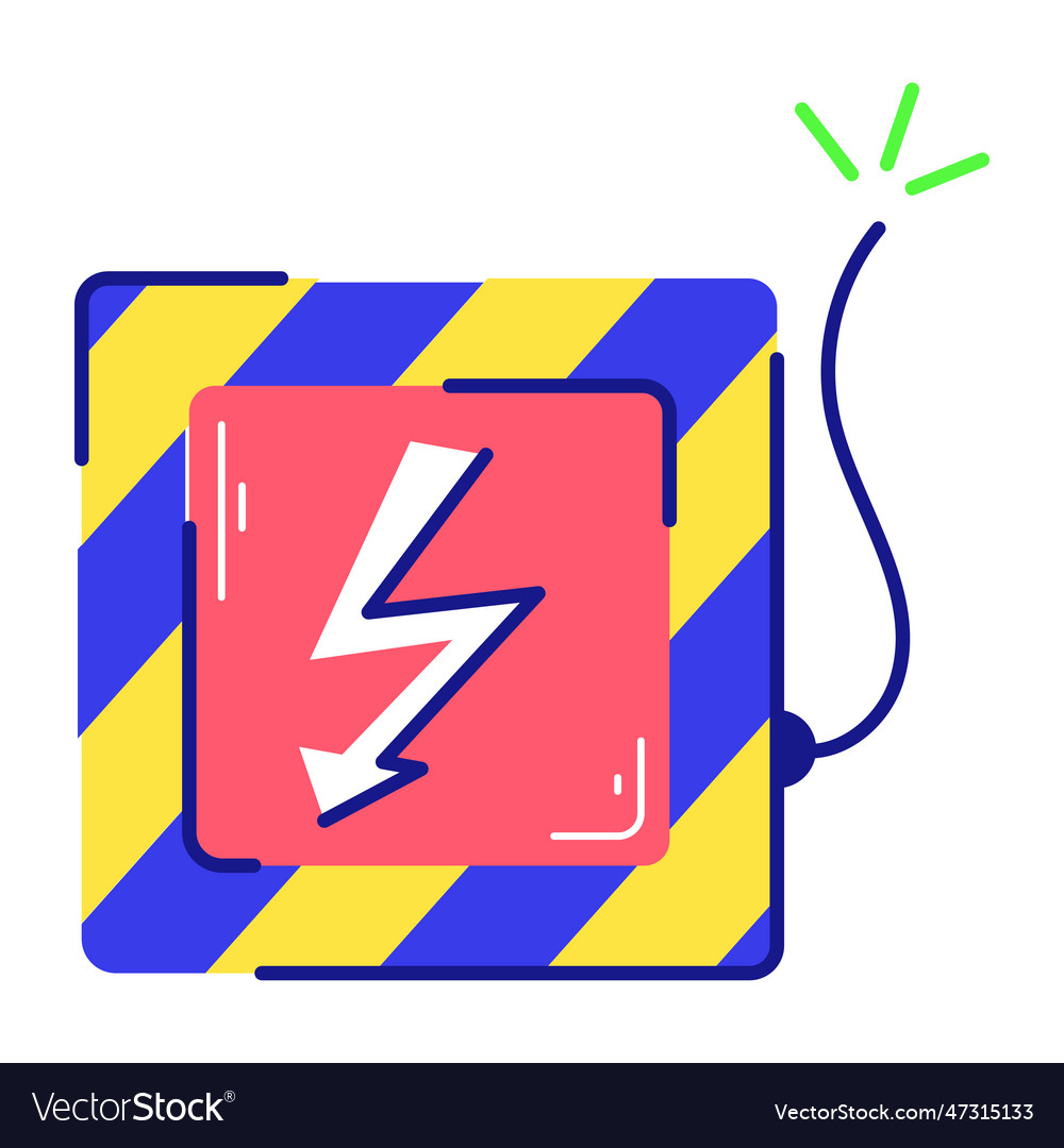 Electrical panel Royalty Free Vector Image - VectorStock