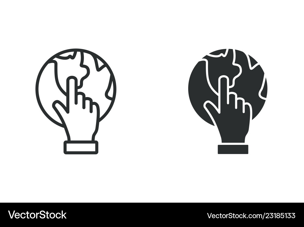 Management consulting icon for graphic Royalty Free Vector