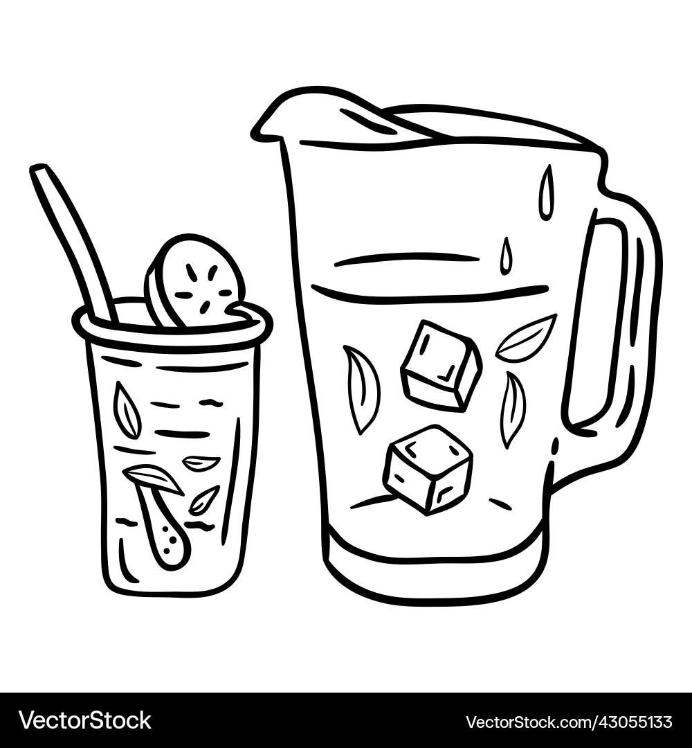 Terere paraguay stroke Royalty Free Vector Image