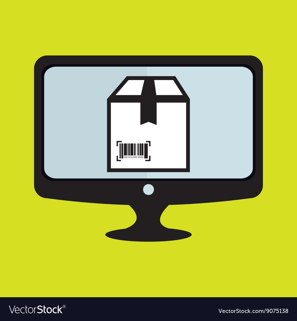 Product identification code design Royalty Free Vector Image