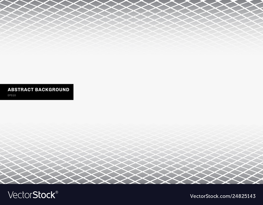 Abstract template gray square pattern perspective Vector Image