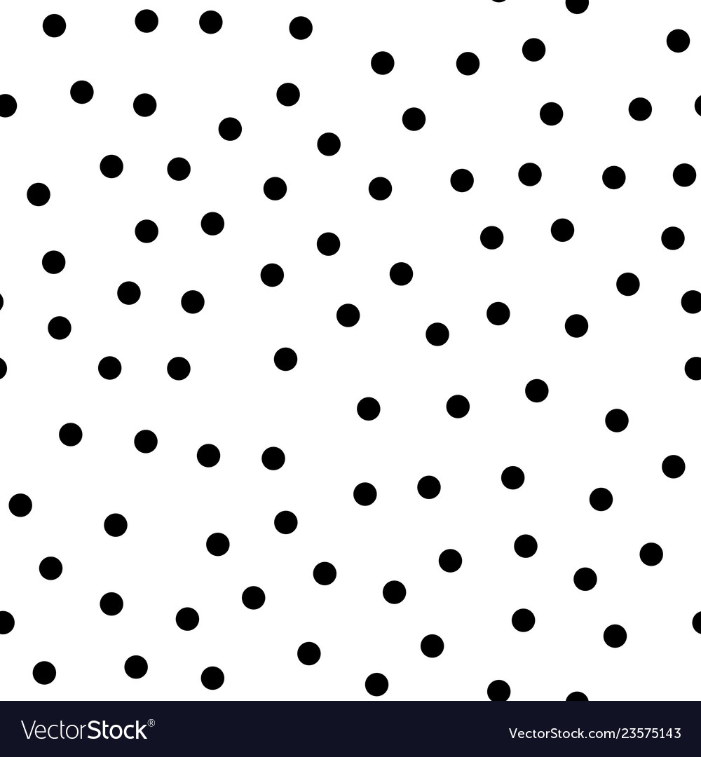 Random dotted seamless pattern simple geometric Vector Image