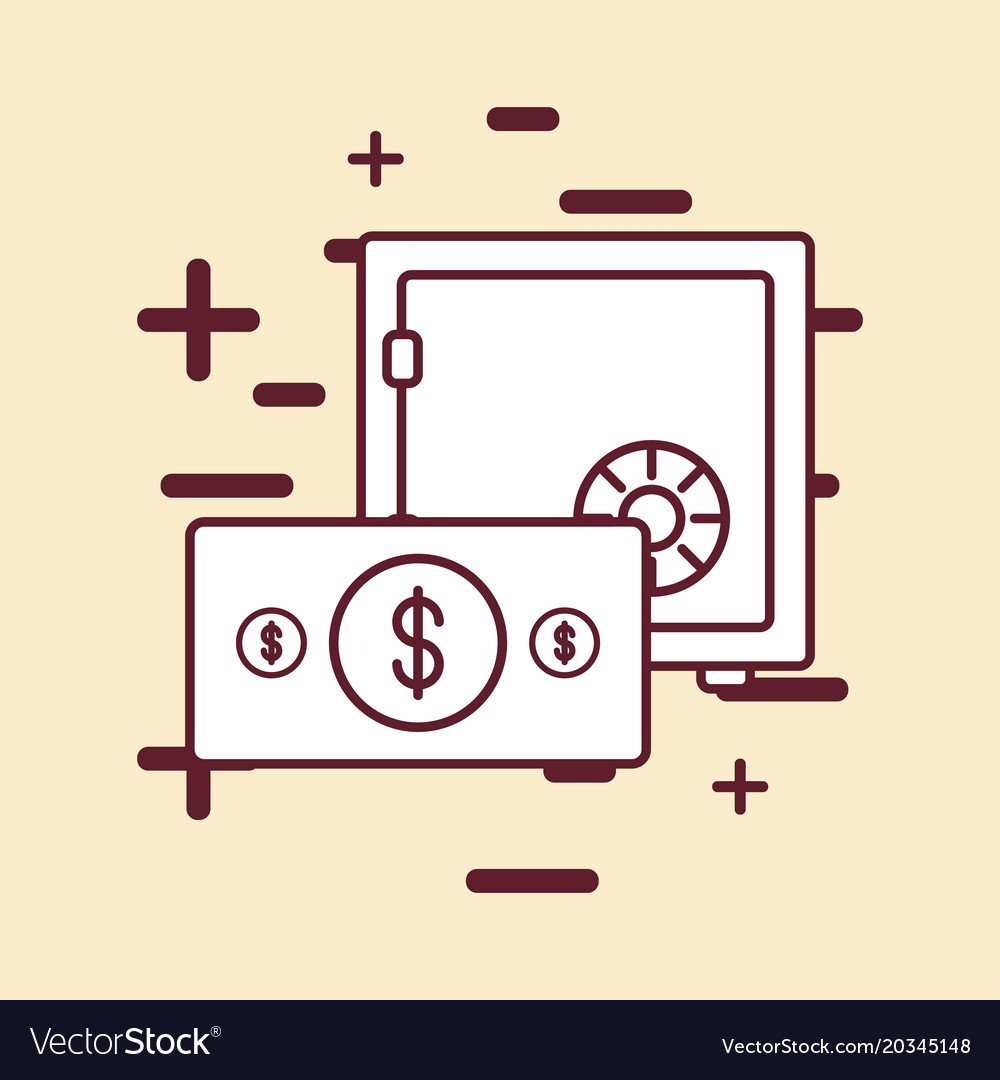 Money savings design Royalty Free Vector Image