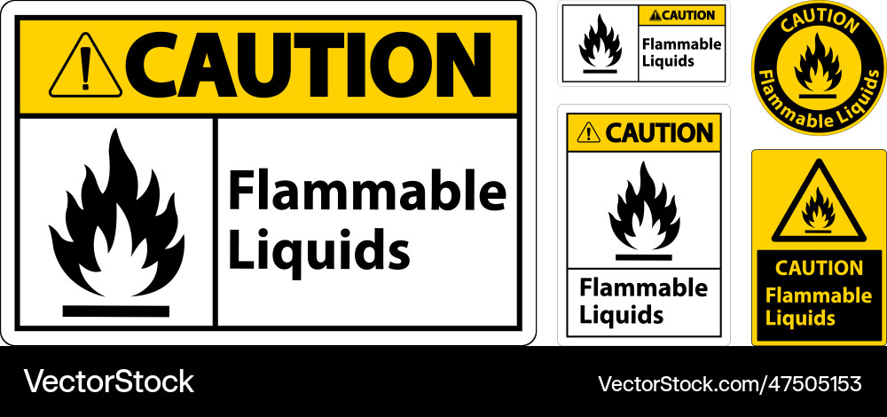 Flammable Liquid Signs