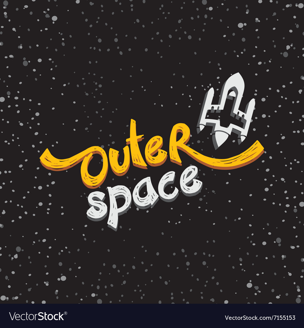Space theme Royalty Free Vector Image - VectorStock