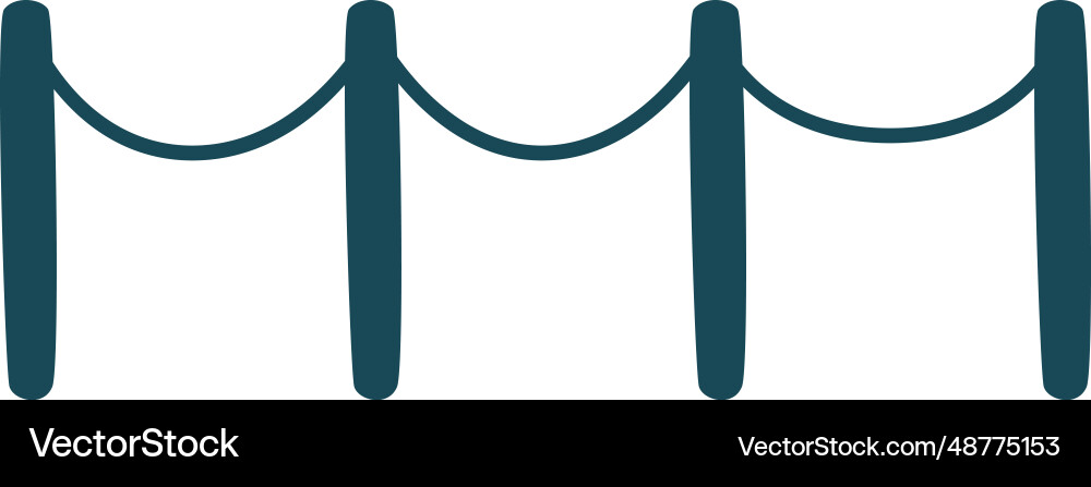 Street fence icon Royalty Free Vector Image - VectorStock