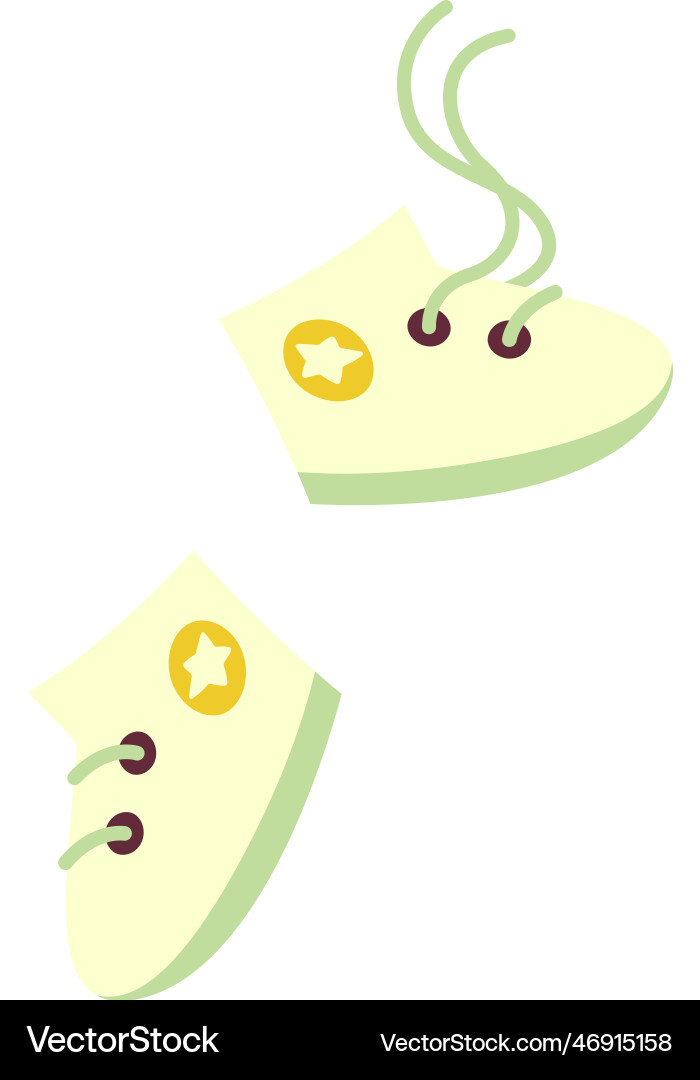 Kids shoes Royalty Free Vector Image - VectorStock