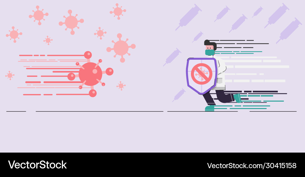 Medical character design Royalty Free Vector Image