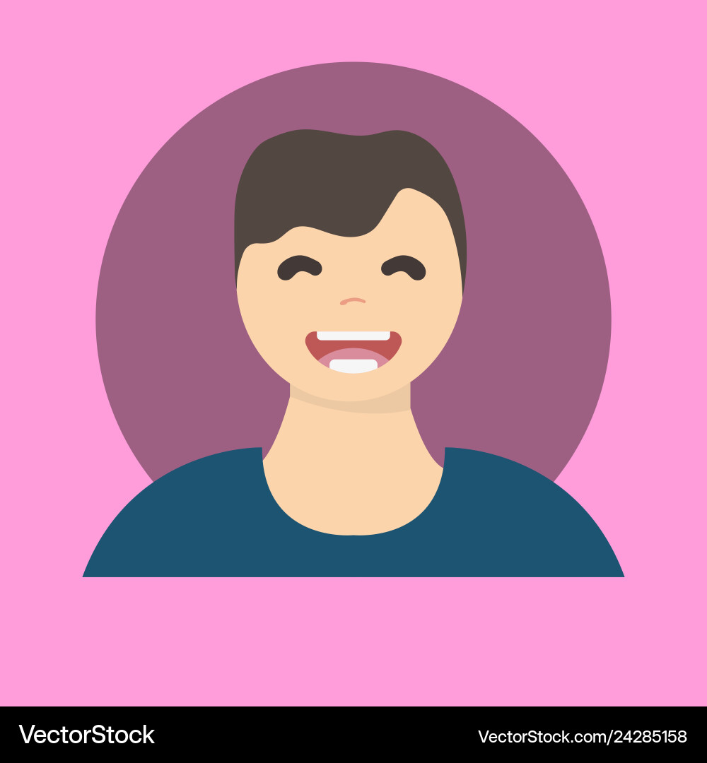 Young handsome men with various hairstyle Vector Image