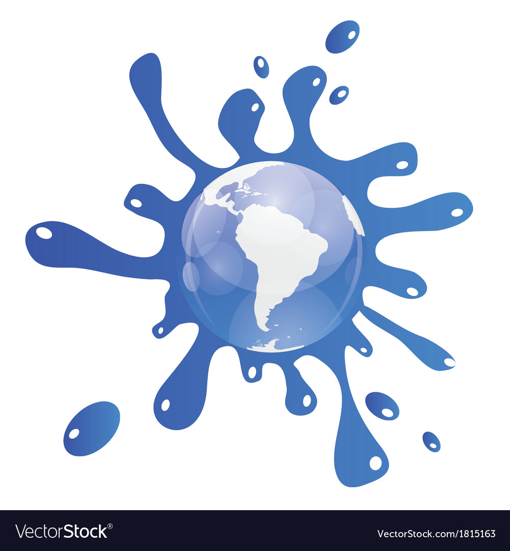 Splash abstract background Royalty Free Vector Image