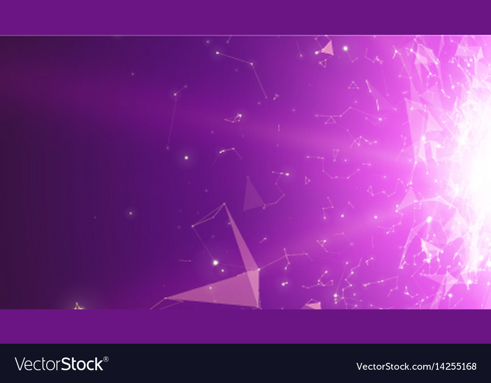 Abstract space violet background Royalty Free Vector Image