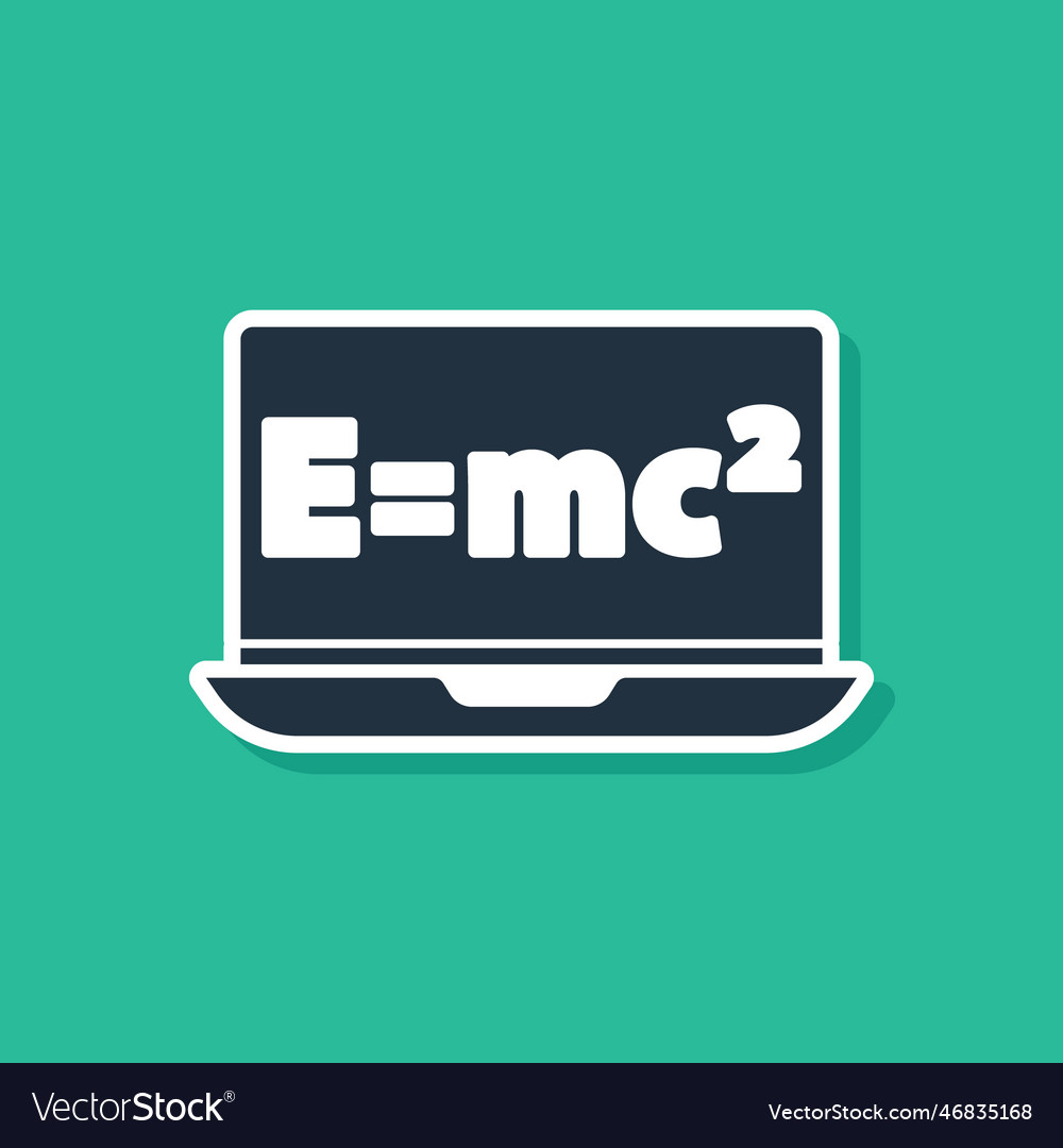 Blue Math System Of Equation Solution On Laptop Vector Image blue-math-system-of-equation-solution-on-laptop-vector-image