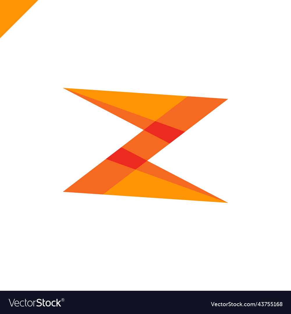Letter z logo icon design template elements Vector Image