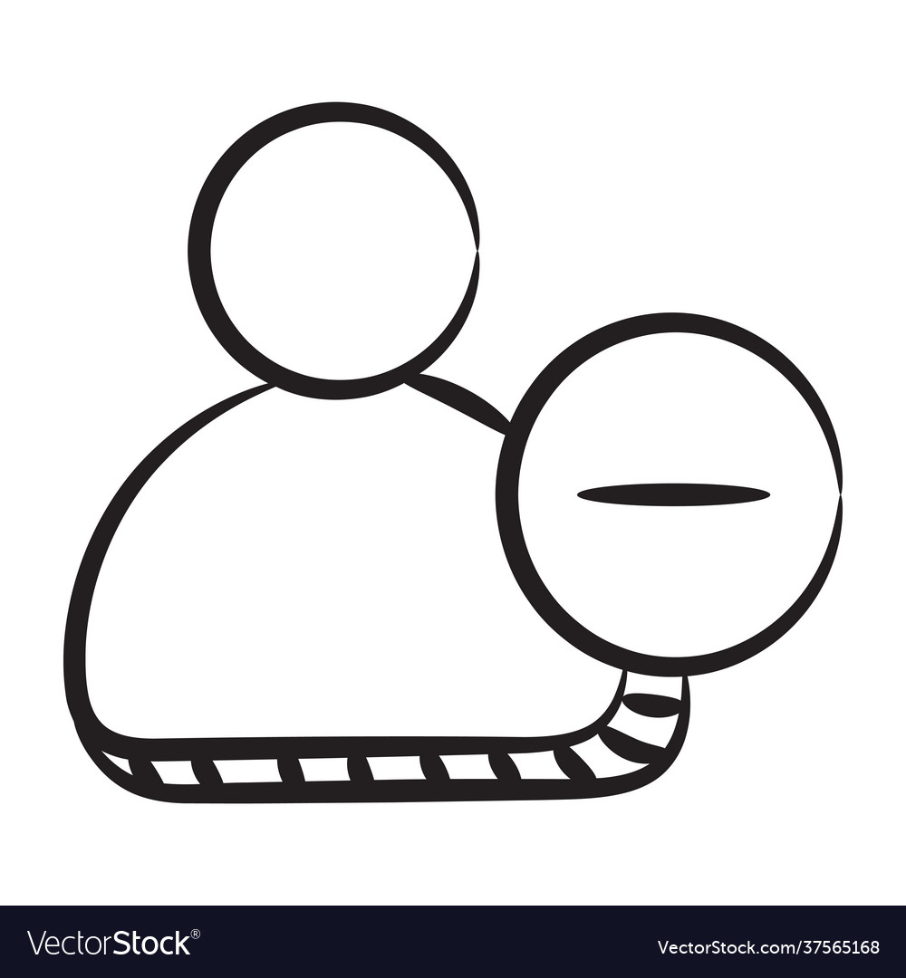 Remove user Royalty Free Vector Image - VectorStock