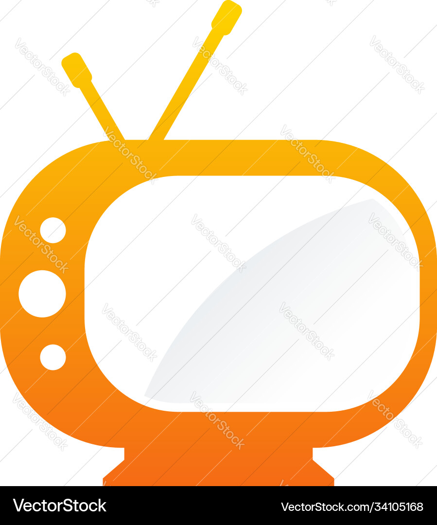 Television logo designs template symbol icon Vector Image