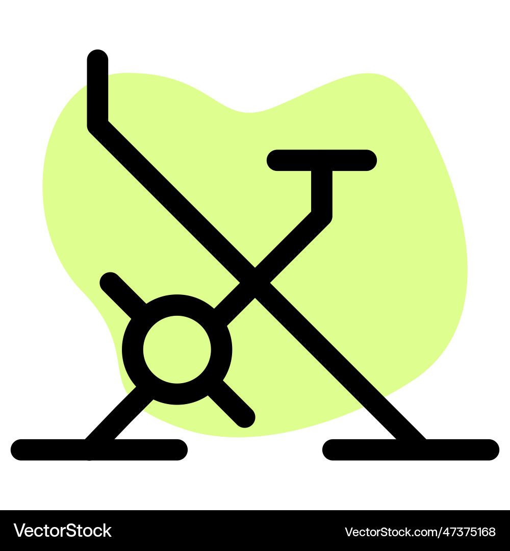 Treadmill used for indoor exercises and workouts Vector Image