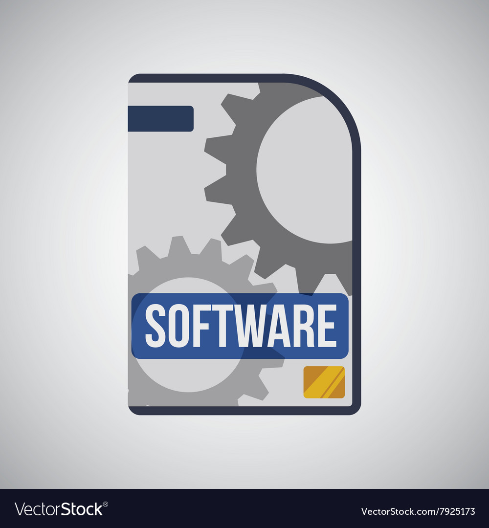 Development and software design Royalty Free Vector Image