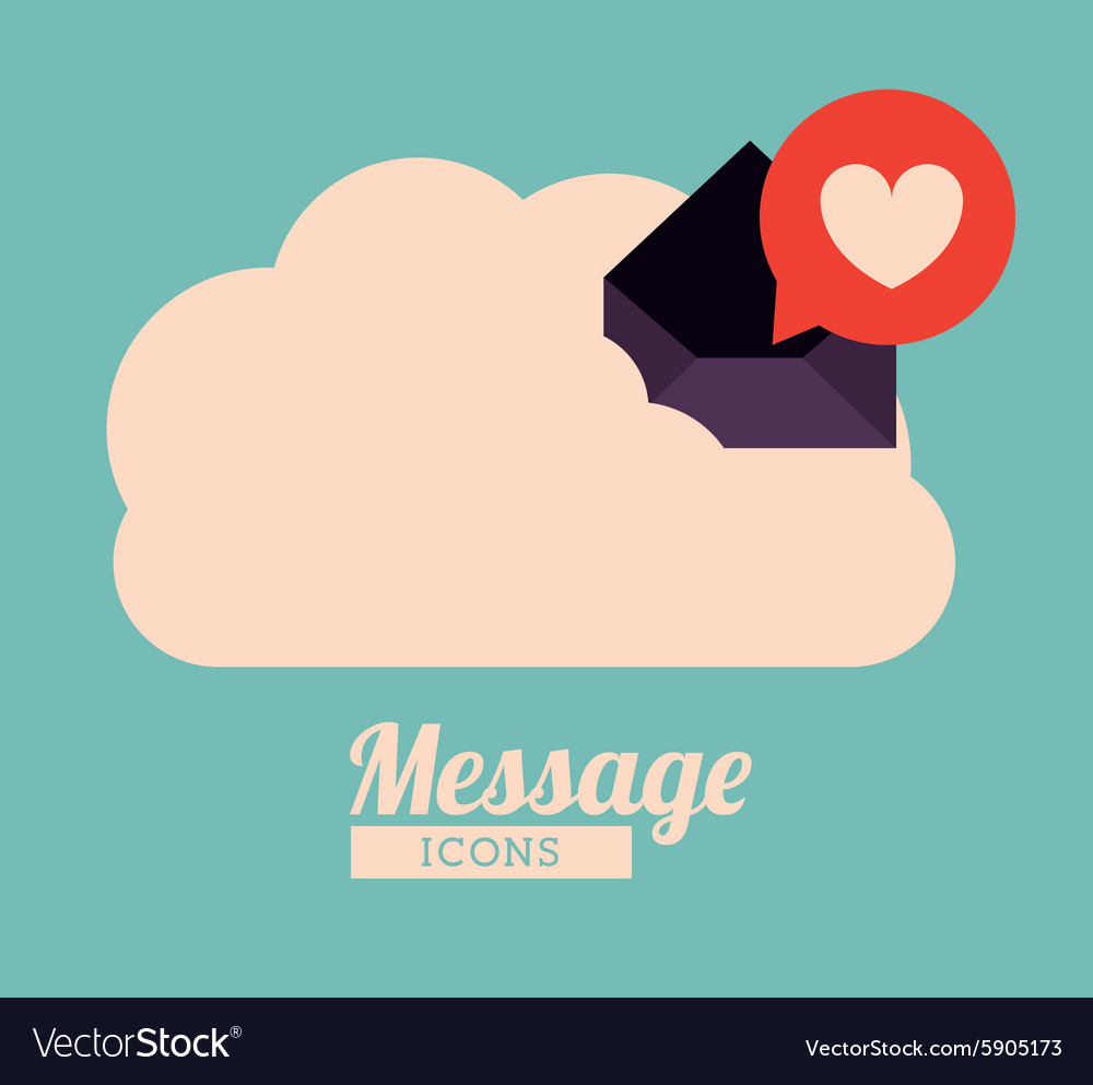 Message design Royalty Free Vector Image - VectorStock