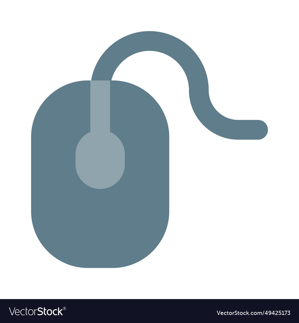 Mouse used to move the cursor on screen Royalty Free Vector