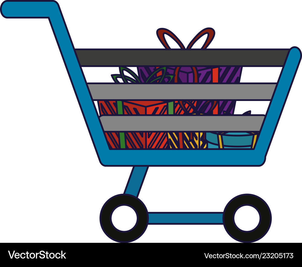 Shopping cart symbol Royalty Free Vector Image